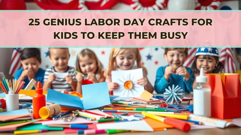 25 Genius Labor Day Crafts For Kids To Keep Them Busy