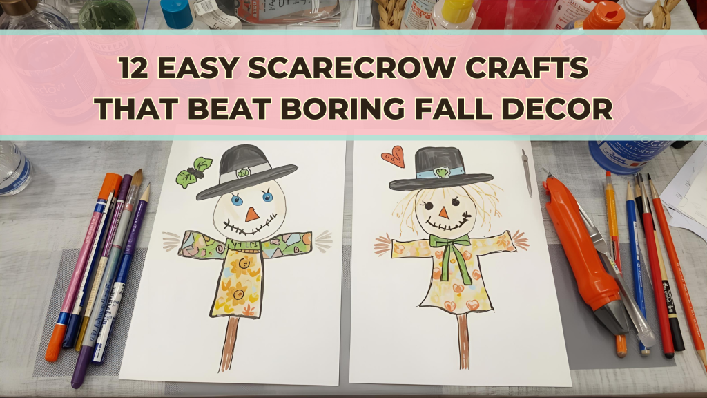 12 Easy Scarecrow Crafts That Beat Boring Fall Decor